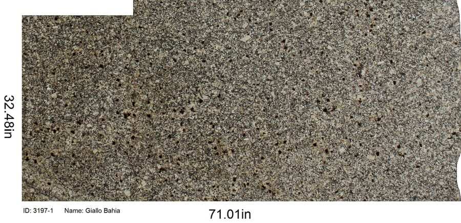 Giallo Fiesta 46.53x121.84 remnants in Chicago | Granite Selection