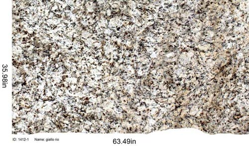 Giallo Rio 35.98x63.49 remnants in Chicago | Granite Selection