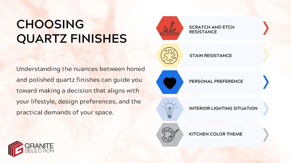 Honed vs Polished Quartz: Unveiling the Key Differences | Granite Selection